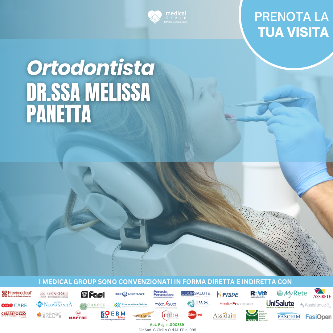 Visita Specialistica Ortodontica con la Dottoressa Melissa Panetta